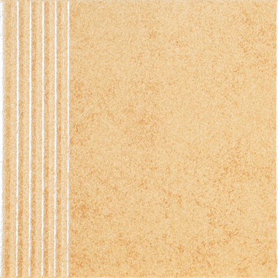 30x30cm anti-skid step tile,rustic ceramic stair tile,beige/red color supplier