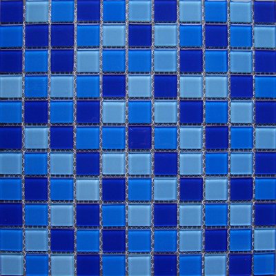 300x300mm mosaic tile outlet,crystal glass,swmming pool mosaic tiles, code blue supplier