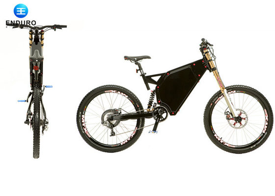 Black / White Motorized MTB Specialized Electric Mountain Bike 3000w For Ladies / Mens