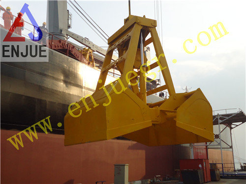 Single Wireless Rope Remote Control Clamshell Grab Bucket Grapple for Sale