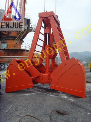 12cbm 30t Hydraulic Wireless Radio Remote Control Grab Bucket for Deck Crane