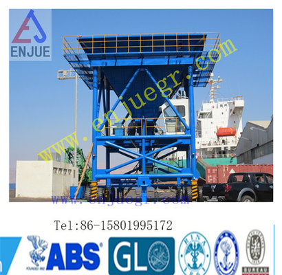 Latest Industry Port Mobile Type Double Dust Collect Hopper for Truck Load and Unload Bulk Cargo