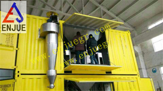 Mobile Type Weighing and Bagging Unit with Container