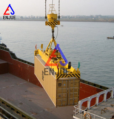 20' 40' telescopic hydraulic container spreader lifting beam spreader per container
