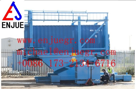 ISO 20FT 40FT Container Tipper Trailer Hydraulic Container Tilter Container Tilting Container Loaders Chasis