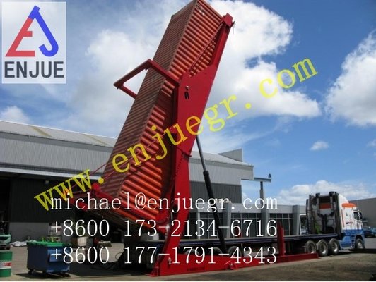 20 Feet 40 Feet Hydraulic Telescipic Container Tilter Hydraulic Container Tilter for Loading Corn and Rice Grains