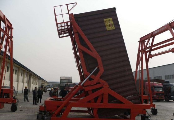 ISO 20 Feet 40 Feet Hydraulic Telescipic Container Tilter Hydraulic Container Tilter for Loading Corn and Rice Grains