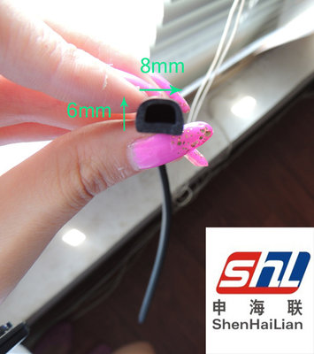 Black Epdm Seal Strip  Dust Proof , Electrical Power Communication Seal