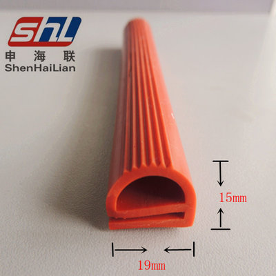 China factory direct supply orange Extrusion Silicone Rubber seal