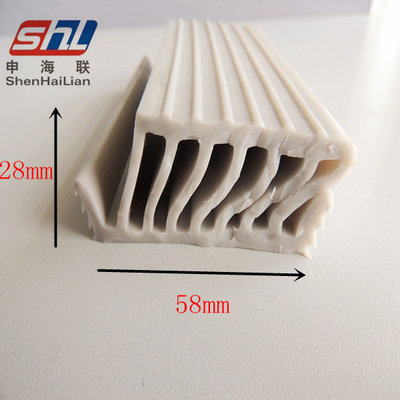 Red Anti - Heat Extrusion Silicone Rubber Seal  , UV Resistance