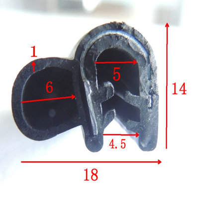 Eco Friendly Extruded Rubber Seal High Strength With Abrasion Resistance
