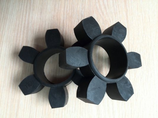 Durable Star Rubber Coupling Molding Rubber Parts / Automotive Rubber Accessories