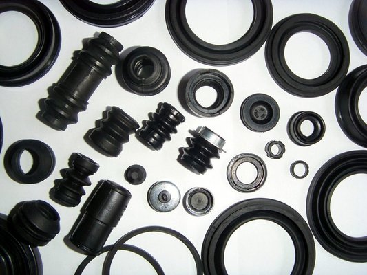 Automobile Rubber Molded Spare Parts Shaped Pieces 30 - 80 Shore A High Elasticity