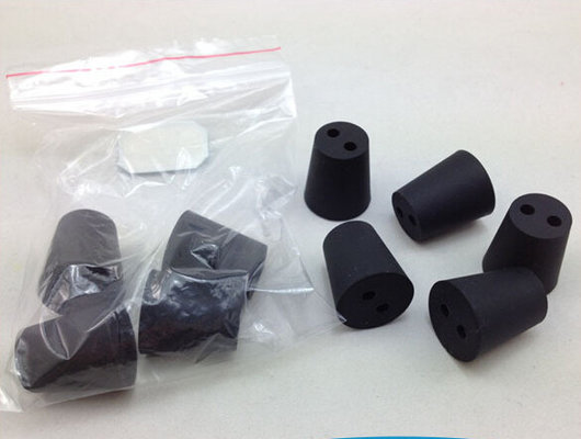 Black Rubber Stopper / Plug For Automobile / Electrical Appliance / Mechanical