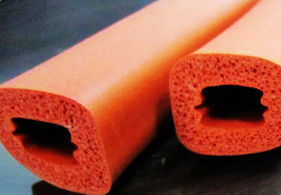 Temperature Resistant Silica Gel Foam Seal Strip For Truck Door and Windows -40°C - 200°C