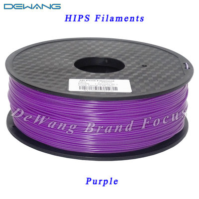 Red 3.0mm HIPS 3D Filament For Printer UP / Mendel Plastic Rubber Consumables