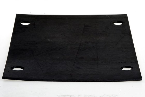 Micropore Custom Molded Rubber Parts pad applied in railway, metro, light rail
