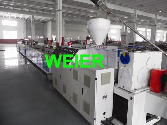 Plastic PVC Wood Profile Production Line / Extrusion Machinery For Window 260kgs