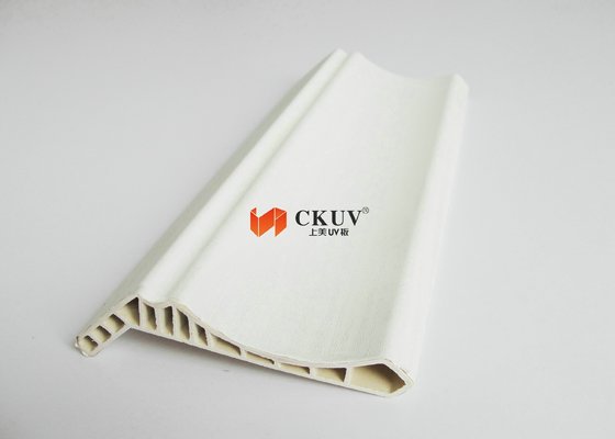 Decorative MDF Skirting Line , PVC WPC Profile Extrusion Line For Laminate Floor