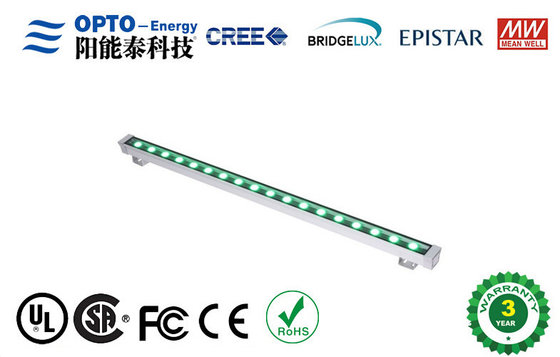 DMX 9 Watt RGB Led Wall Washer Lighting / led stage lighting with Silicon Rubber Sealing