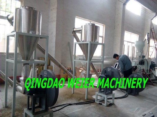 Parallel Twin Screw Extruder Plastic Pelletizing Machine For WPC PVC Granules