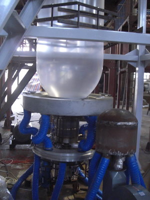 380V polyethylene blown film extruder , plastic Blowing Machinery