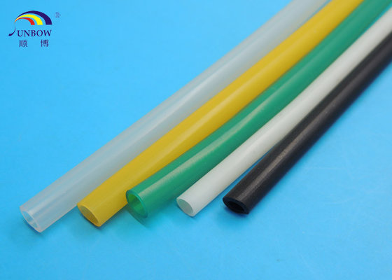 High Voltage Resistant Rubber Resin Soft Silicone Tubing / Pipes Multi Color for Customized