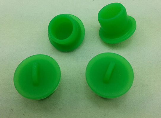 Acid / Alkali Resistance Molded Rubber Parts , Rubber Plugs With Green