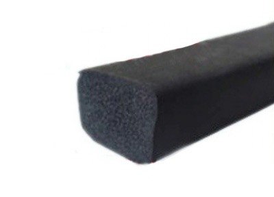 Black Rubber Extruder for Industrial Equipment , Silicone Sponge Extrusion