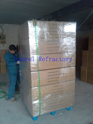 Customized Low Shrinkage Ceramic Fiber Refractory Paper For Gasketing , Sealing