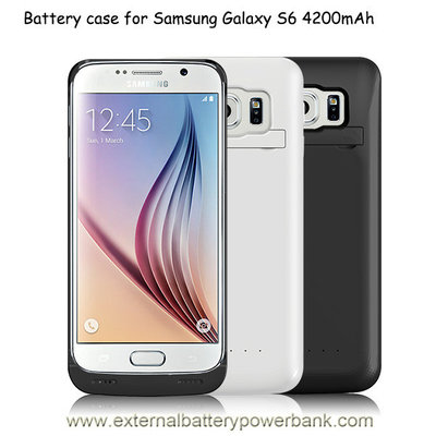 Samsung Galaxy S6 External Battery Case Handle Bracing Protect