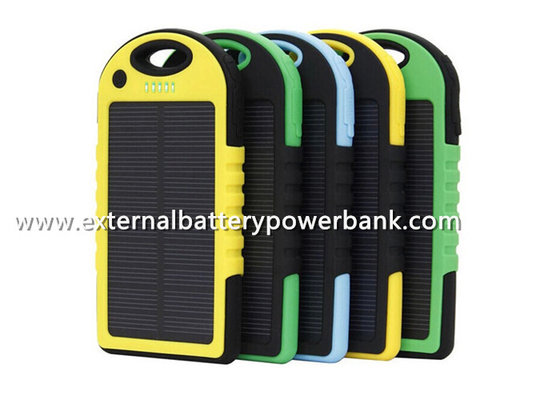 Portable Solar Panel Dual USB Power Bank 4000mAh Lithium Polymer