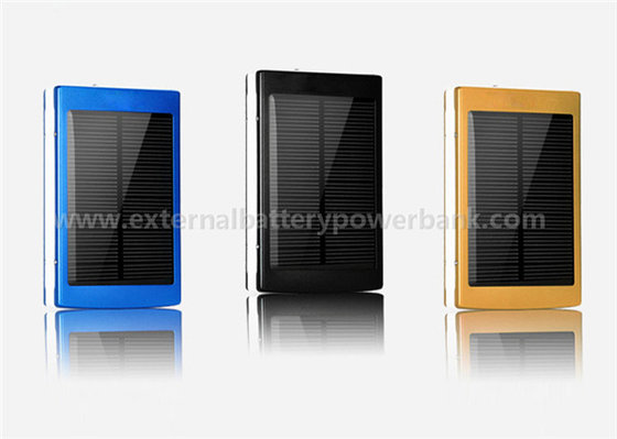10000 mah Fast Charging Solar Mobile Power Bank Aluminium Case