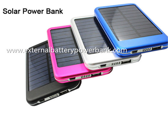 Portable Charger Mini Slim Solar Panel Power Bank 4000mAh 6000mAh