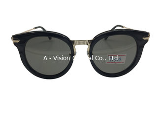 China Round retro style acetate sSunglasses Women UV protection 400 supplier
