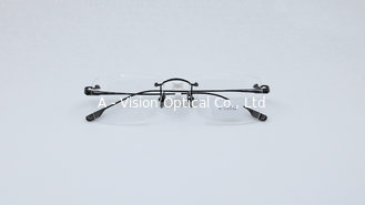 China Unisex reading glasses frame titanium high quality glasses rimless collection 2019 supplier