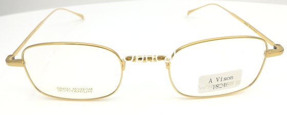 Classic small size titanium optical frame retro titanium eyewear supplier