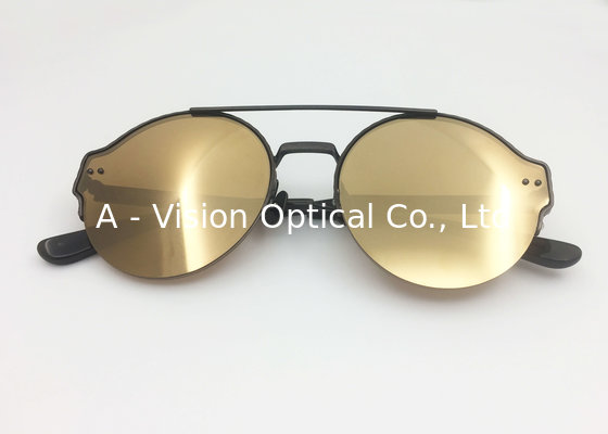 Big round metro style metal sunglasses Men Women hot selling UV 400 supplier