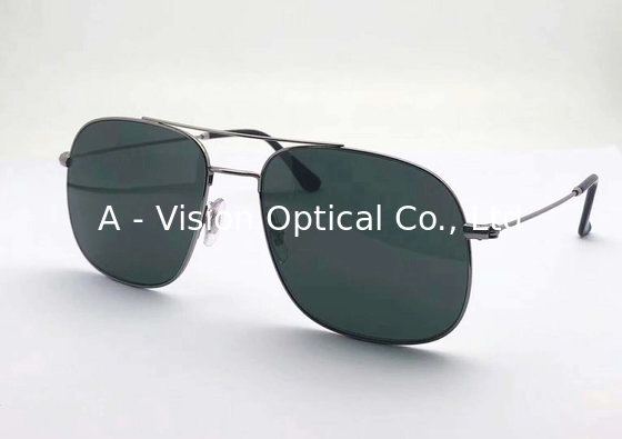 Rectangle retro metal suunglasses Men Women UV protection 400 fasion designs supplier