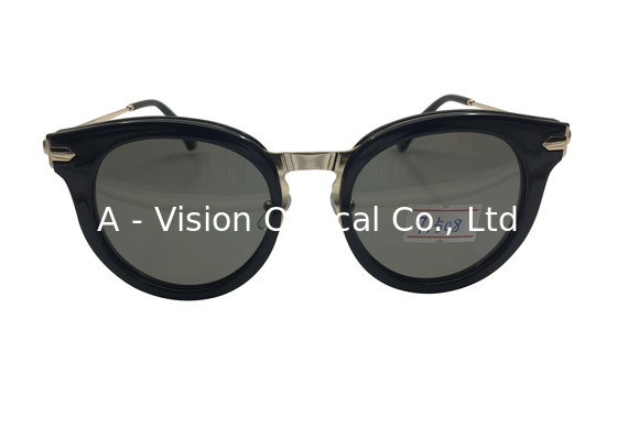 Round retro style acetate sSunglasses Women UV protection 400 supplier