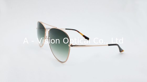 Metal Double Bridge Men's Sunglasses UV protection 100% Spring Summer Fashion supplier
