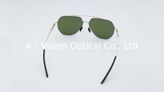 Double Bridge Metal Sunglasses Collection for Men Fashion Glasses UV 400 supplier