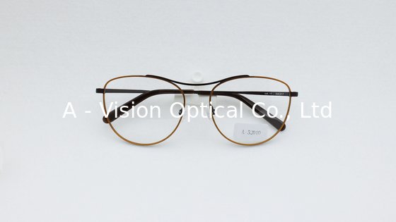 Pure titanium frame Unisex eyewear glass super light with double bridge supplier