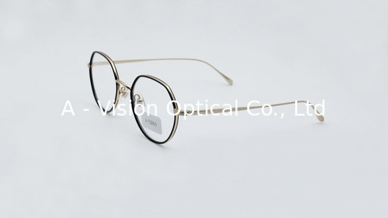 Mens Pure Titanium Full rim Eyeglasses Business Optical Glasses Frame Clear Lens supplier