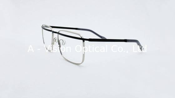 Creative designer metal Sunglasses Unisex Glasses Suqare shape demo clear lens supplier