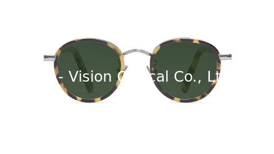 Retro Polarized Round Sunglasses for Men Women Vintage Handmade aceteta Sunglasses Women 70s 80s old school supplier