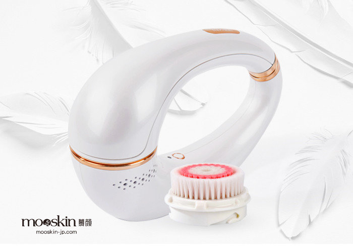 Body Scrub Skin Facial Cleansing Device Free Stand for Travel Pouch Exfoliating