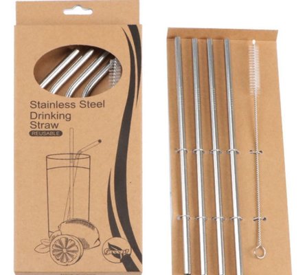 Eco-friendly 304 &316 stainless steel drinking straw