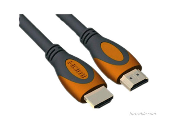 High Purity Cable Harness Assembly PVC Jacketed Nylon Sleeve 1080P HDMI Cable