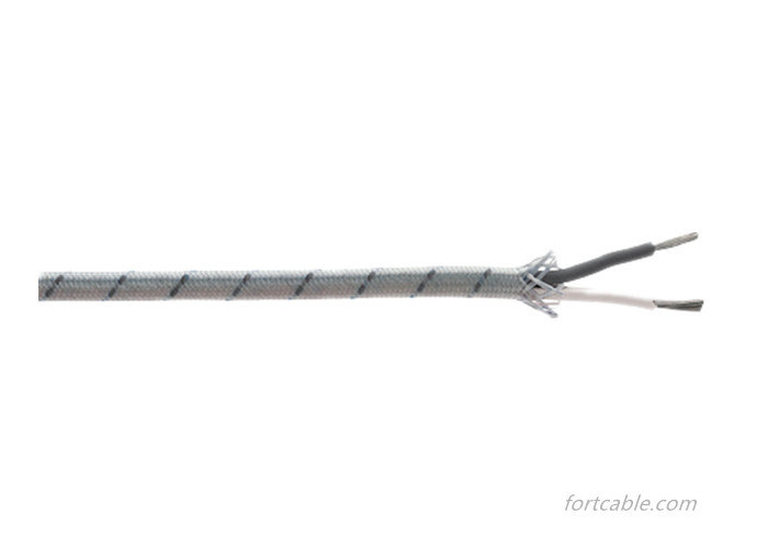 Fiberglass Insulated K Type Thermocouple Extension Wire Flame Retardant
